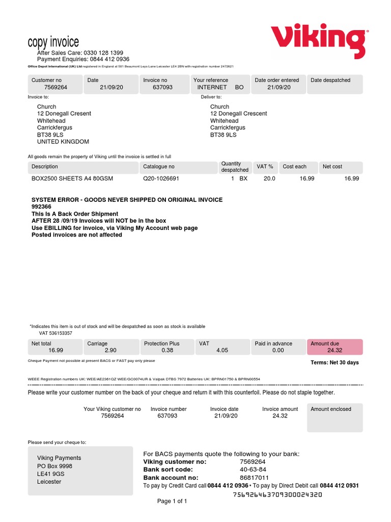 Copy Invoice: Invoice To: Deliver To | PDF | Cheque | Invoice