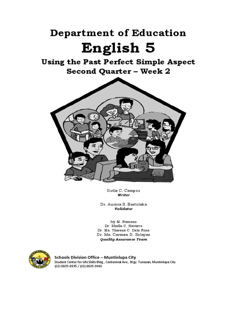 Final English Grade 5 Week 2 Second Quarter Edited 1 | PDF | Verb ...