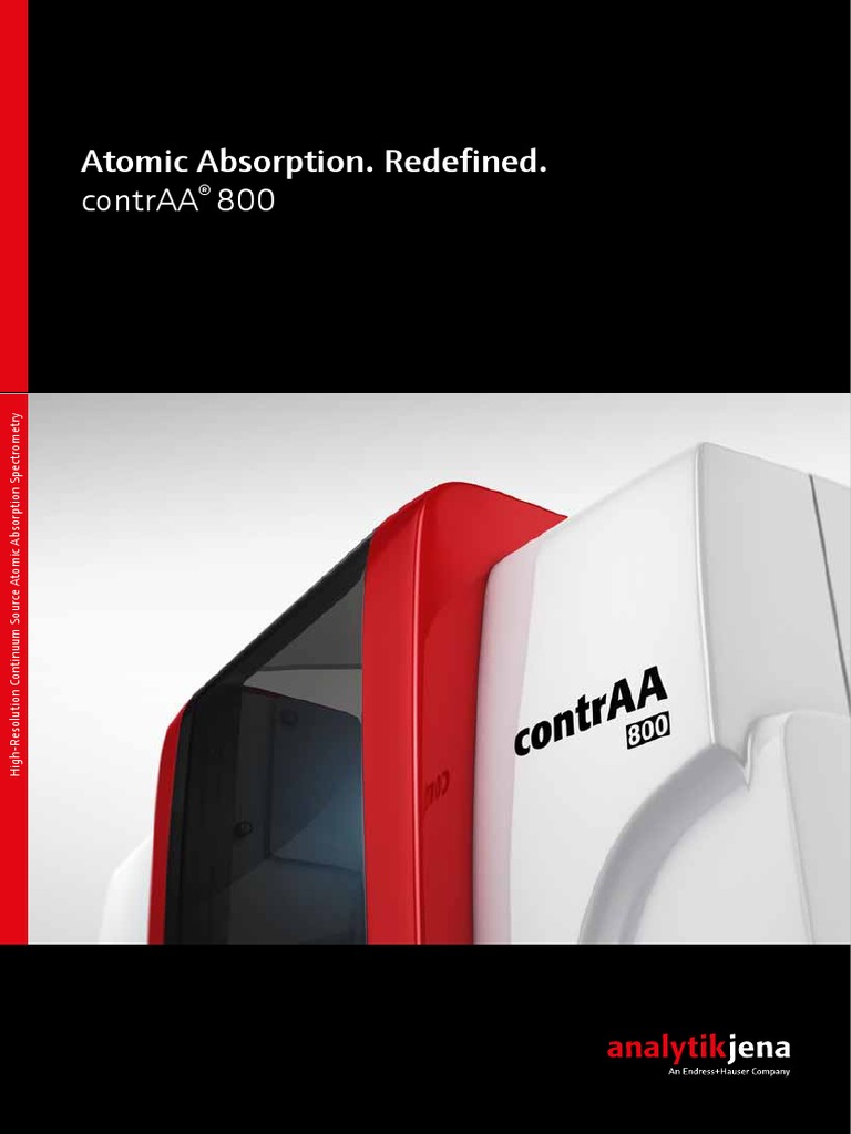 Atomic Absorption. Redefined. Contraa 800 | PDF | Atomic Absorption ...