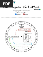Printable Irregular Verbs Wheel Template | PDF | Syntax | Linguistics