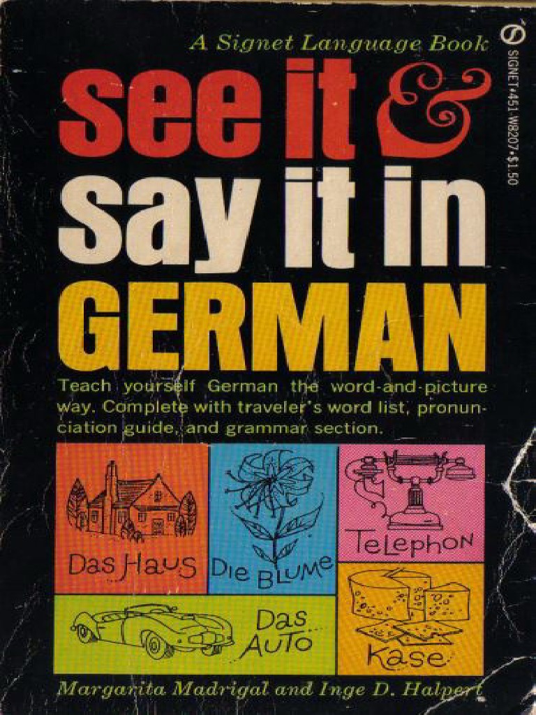 See It and Say It in German | PDF | Linguistics | Grammar