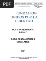 Manual Plan de Saneamiento Basico Dimf 2024 | PDF | Alimentos | Saneamiento