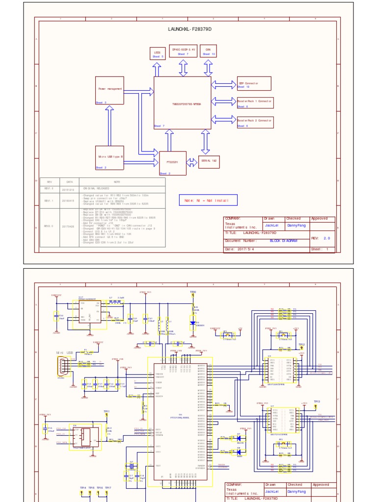 LAUNCHXL-F28379D Schematic Overview | PDF | Physical Layer Protocols ...