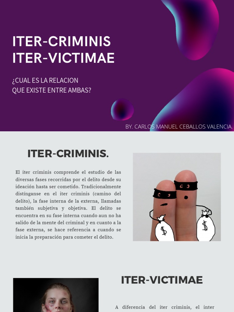 Iter Criminis Iter Victimae | PDF | La naturaleza humana | Conceptos ...
