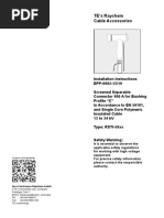 Pfisterer Connex Size 3 3S Installation Instruction Wire Screen Cables ...