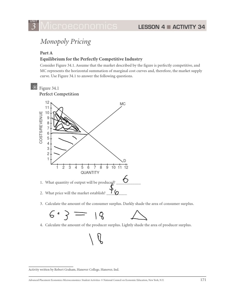 Kami Export - STEVEN ST ANGEL - Monopoly Pricing Worksheet | PDF ...