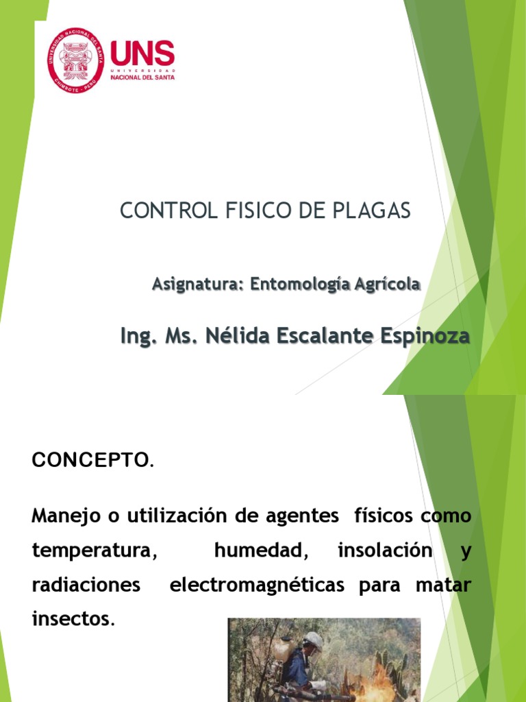 Control Físico de Plagas Agrícolas | PDF