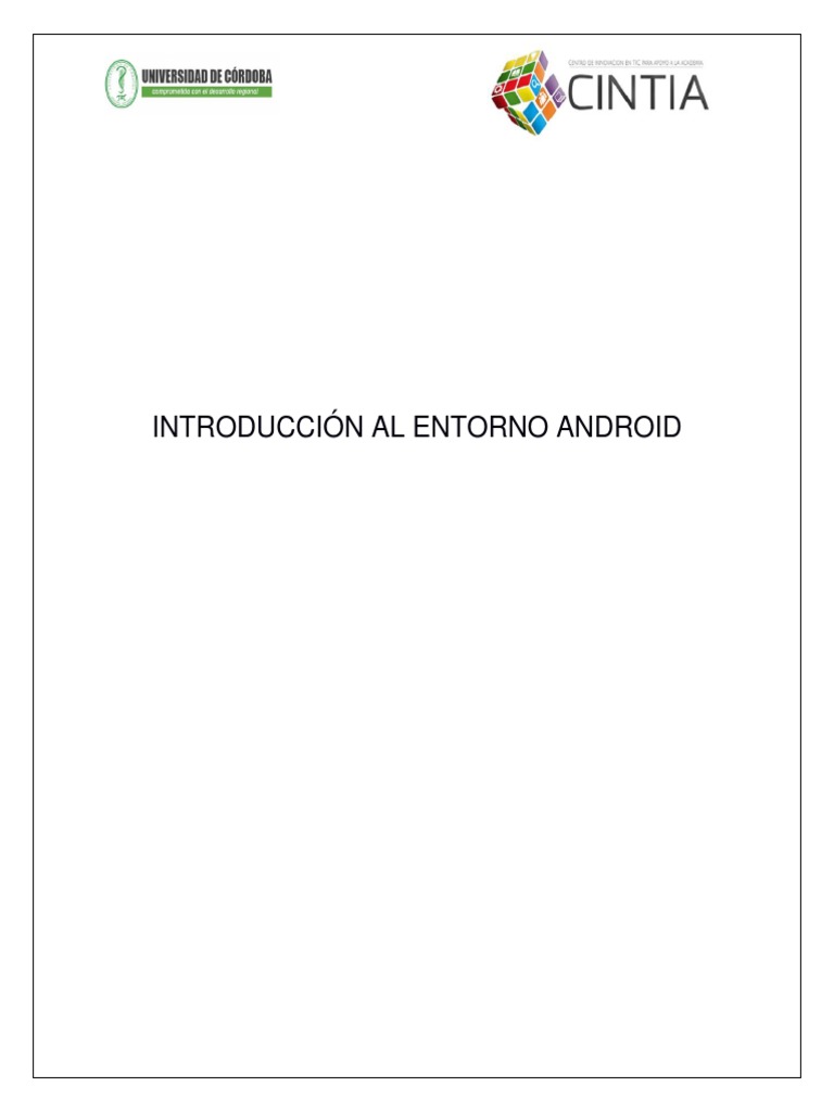 Guia Introduccion Android | PDF | Android (sistema operativo) | Entorno ... Guia Introduccion Android | PDF | Android (sistema operativo) | Entorno ...