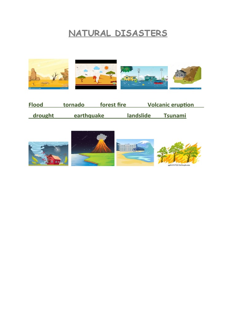 Types of Natural Disasters Explained | PDF