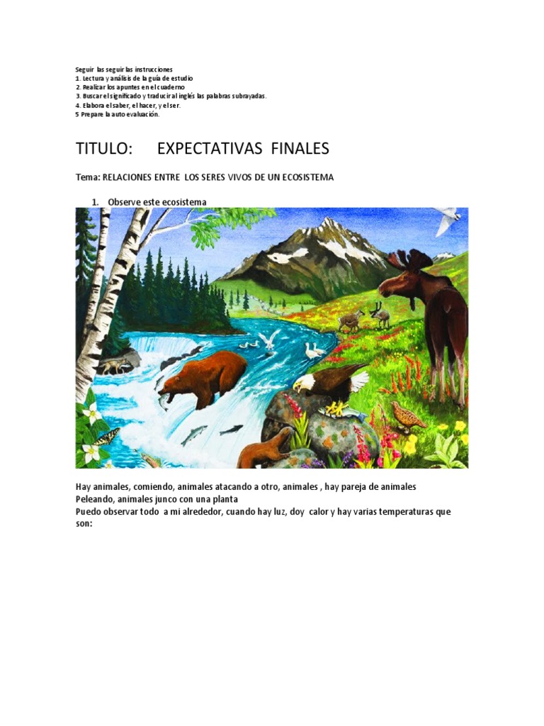 Relaciones en Ecosistemas Mixtos | PDF