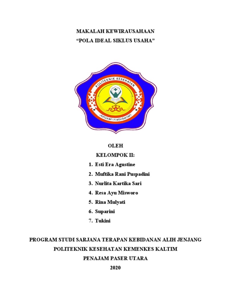 MAKALAH Kel 2 Pola Ideal Siklus Usaha | PDF