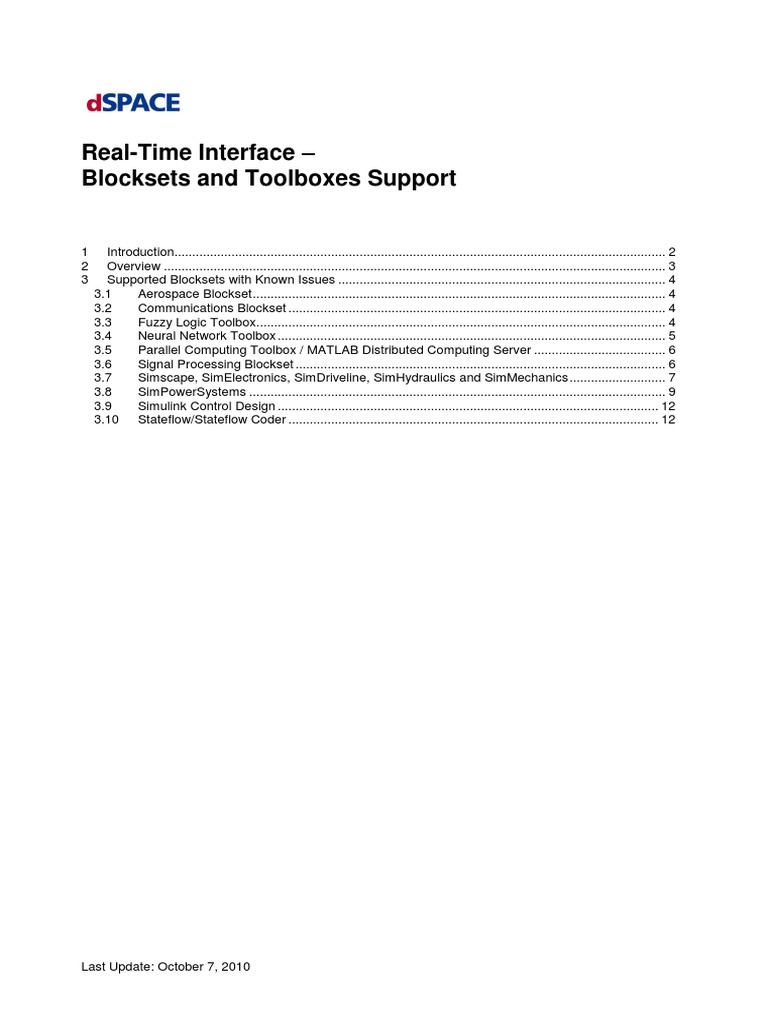 Real Time Interface Dspace Ds Pdf Matlab Real Time Computing