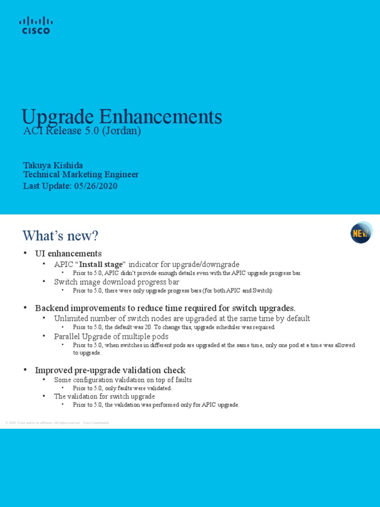 J-Upgrade - Enhancements (DONE) | PDF | Cisco Systems | Computer File
