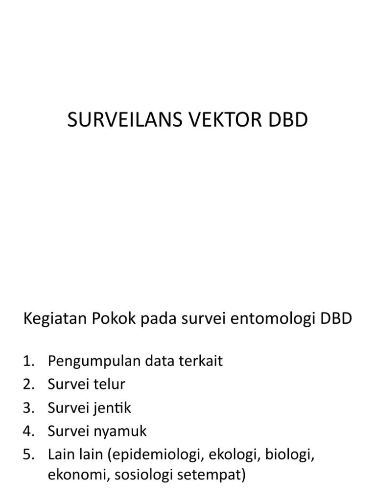 Survei Vektor DBD dan Metodanya | PDF