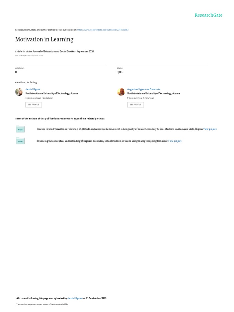 Modul Motivasi | PDF | Motivation | Motivational