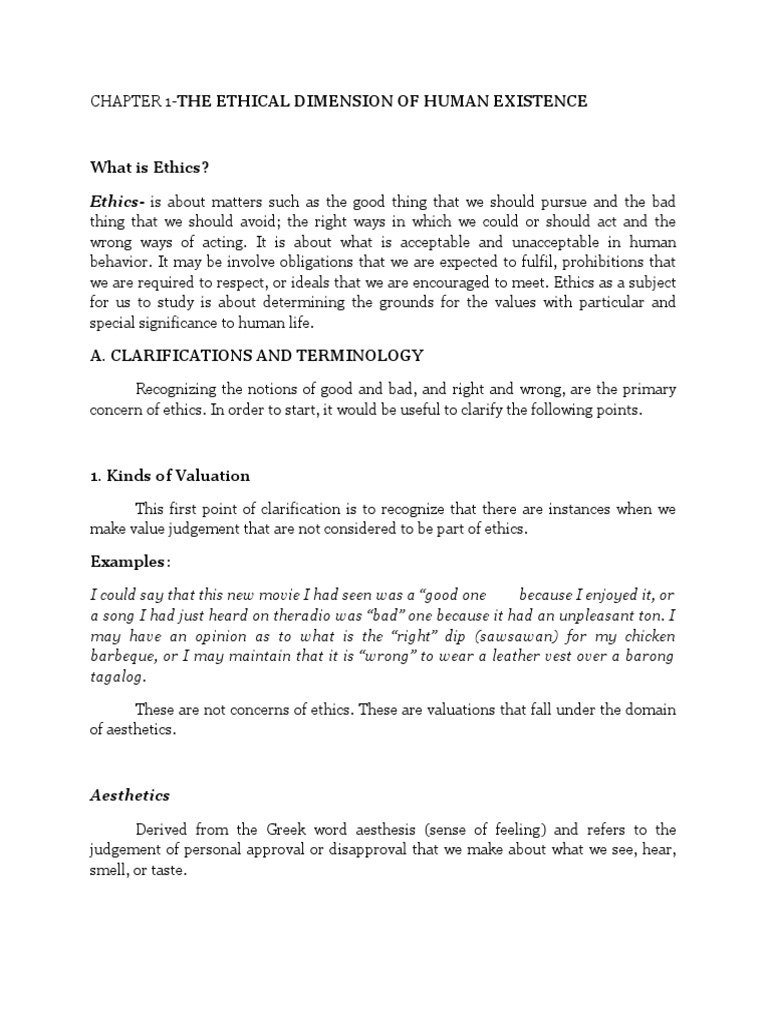 Ethics Chapter 1 Pdf Divine Command Theory Relativism