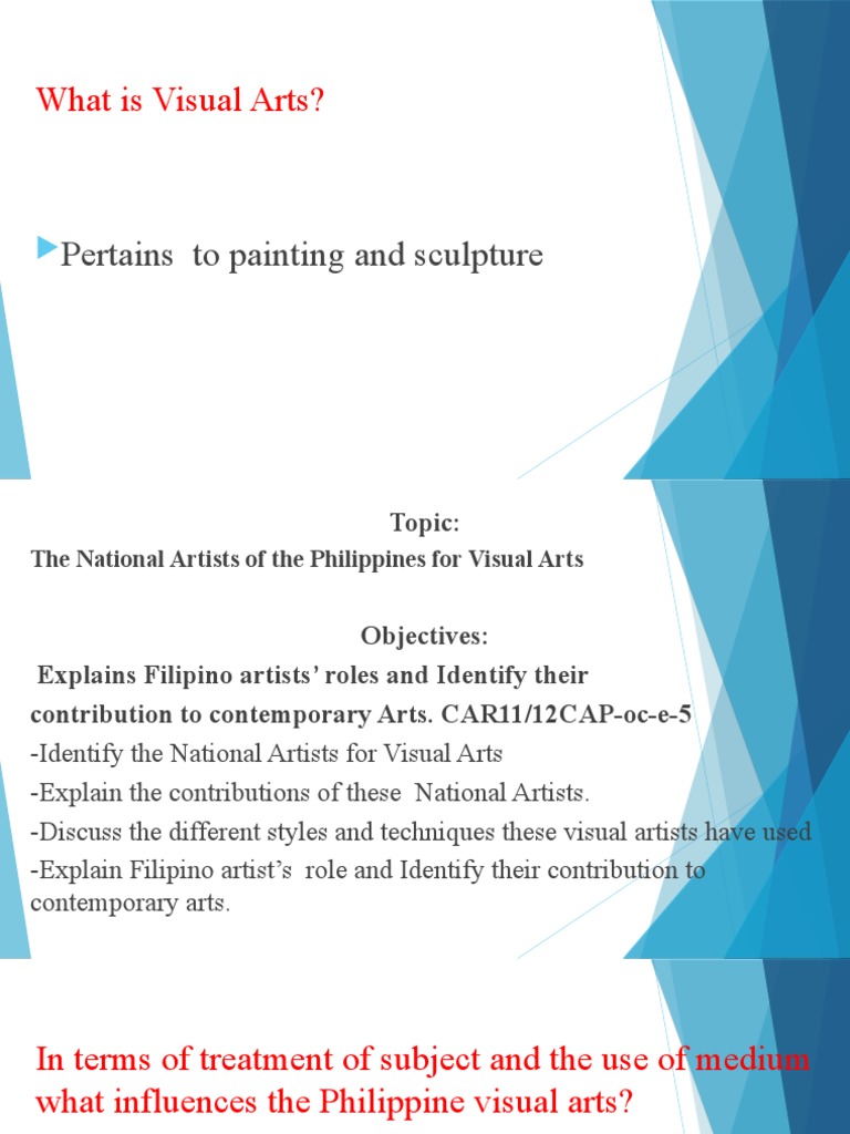 What Is Visual Arts?: Pertains To Painting and Sculpture | PDF ...