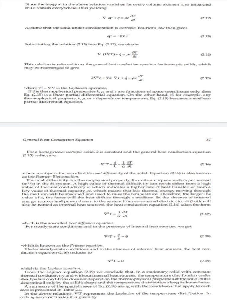 Heat Transfer Table | Download Free PDF | Thermal Conduction ...