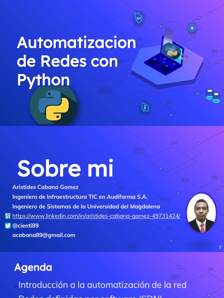 Automatización de Redes con Python | PDF | Automatización | Tecnologías ...