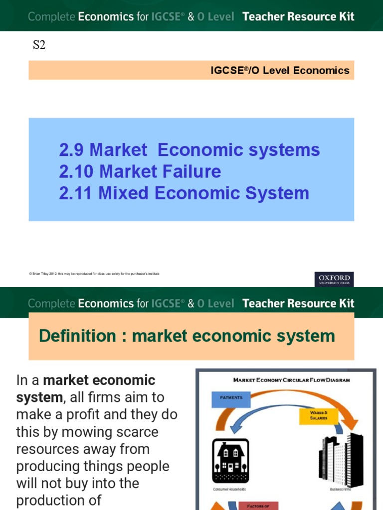 Unit 2.9 Market Economic System | PDF | Economic System | Free Market