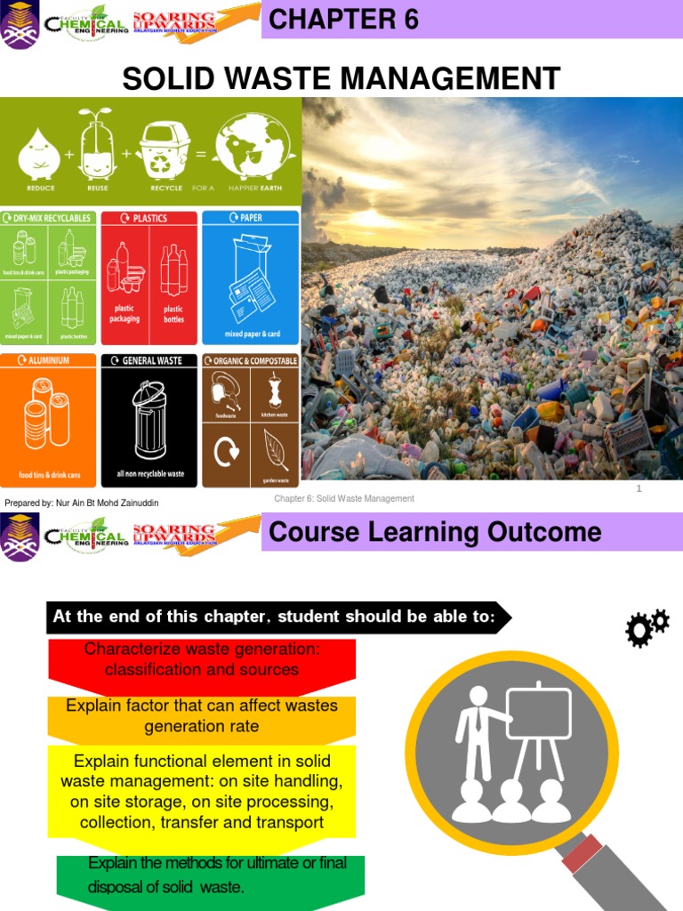 Solid Waste Management Overview | PDF | Waste Management | Landfill