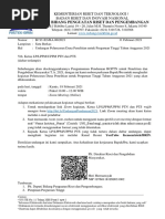 Pengumuman Peserta PIMNAS Ke-38 Tahun 2025 | PDF