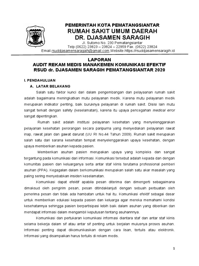 Laporan Audit RM | PDF