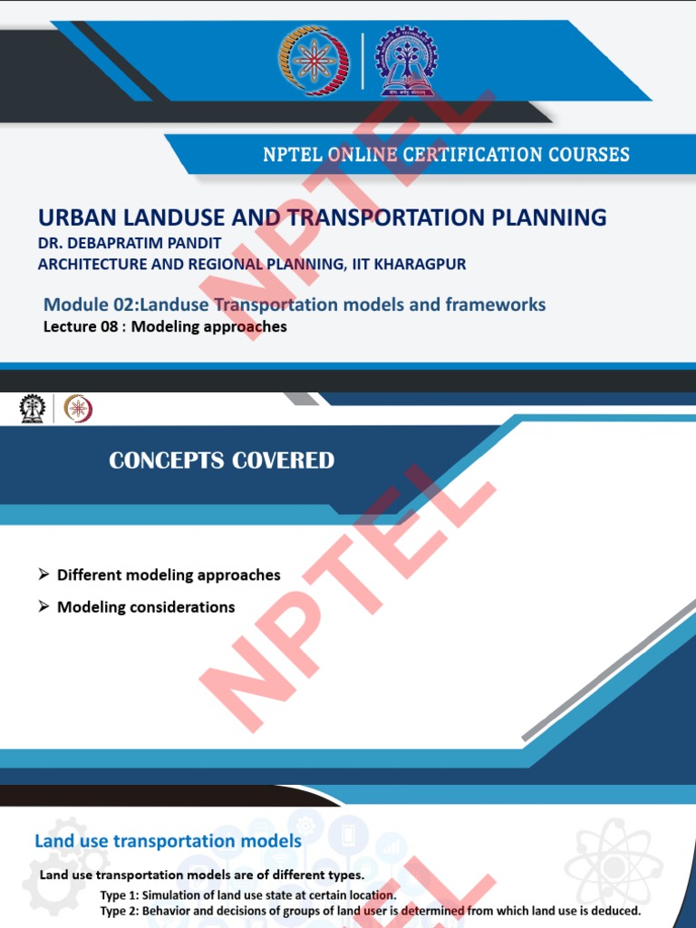 Urban Land Use Transportation Models | PDF | Economic Equilibrium ...
