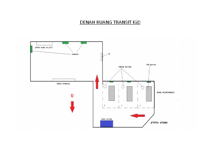 Denah Ruang Transit Igd | PDF