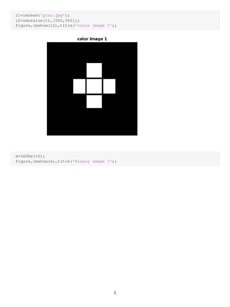 'Plus - JPG': I1 Imread I2 Imresize (I1, (500,500) ) Figure, Imshow (I2 ...