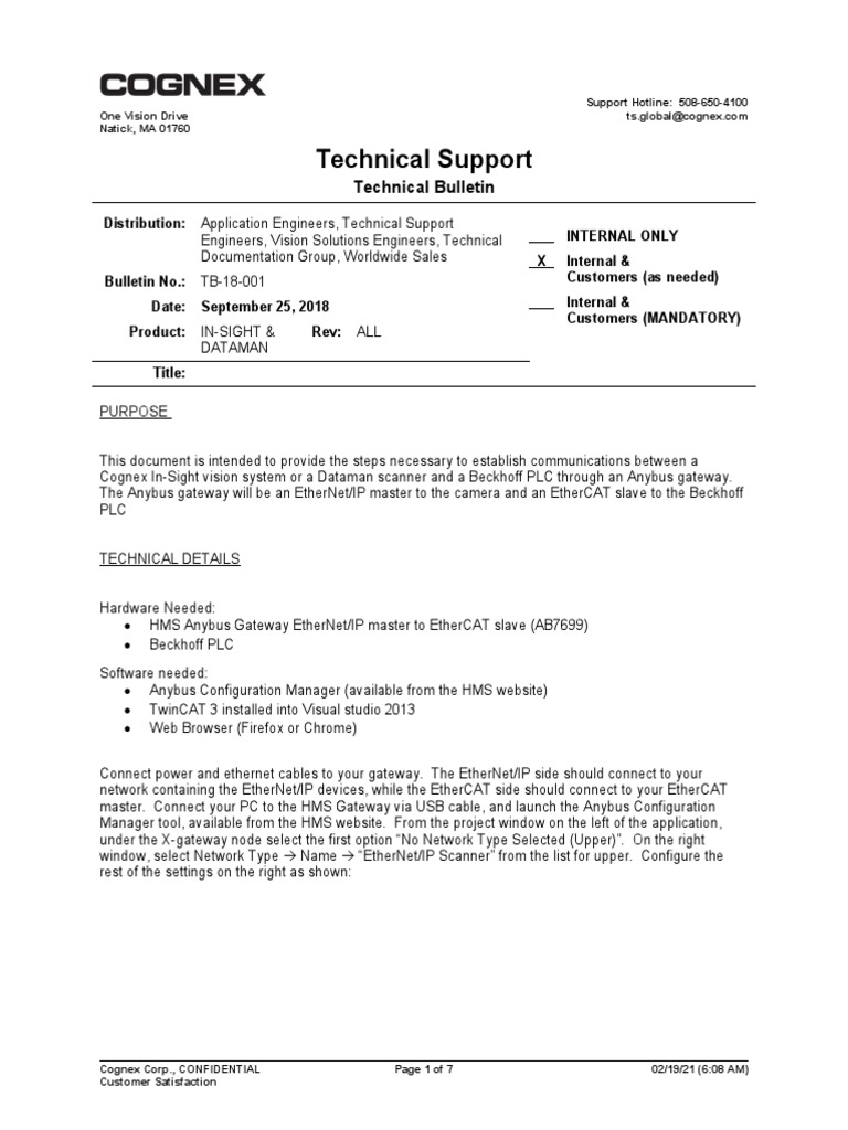 HMS Anybus Gateway EtherNetIP To EtherCAT | PDF | Programmable Logic Controller | Gateway ...