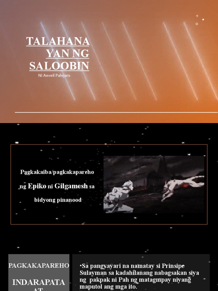 Talahanayan NG Saloobin | PDF