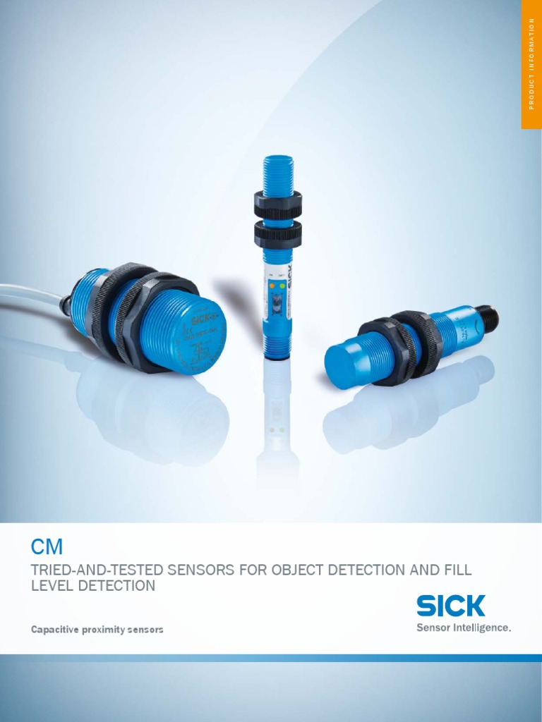 Capacitive Proximity Sensor For Object Detection And Fill Level