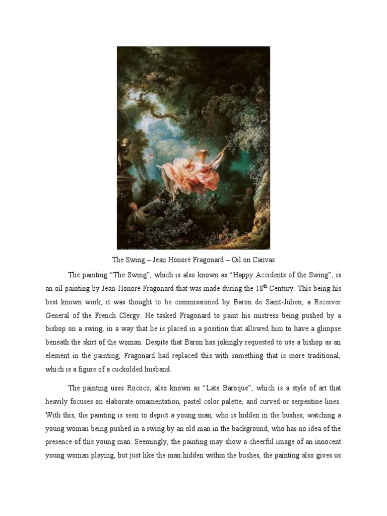 The Swing Visual Analysis | PDF | Paintings