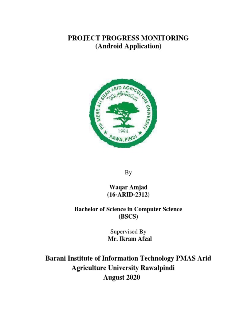 Project Progress Monitoring (Android Application) | PDF | Application ...
