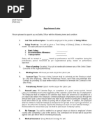 First Aider Appointment OSHAct | PDF
