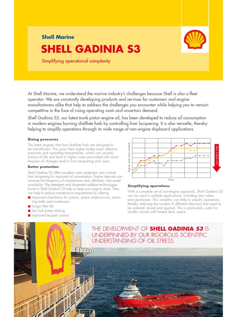 Shell Gadinia S3 | PDF | Motor Oil | Engines