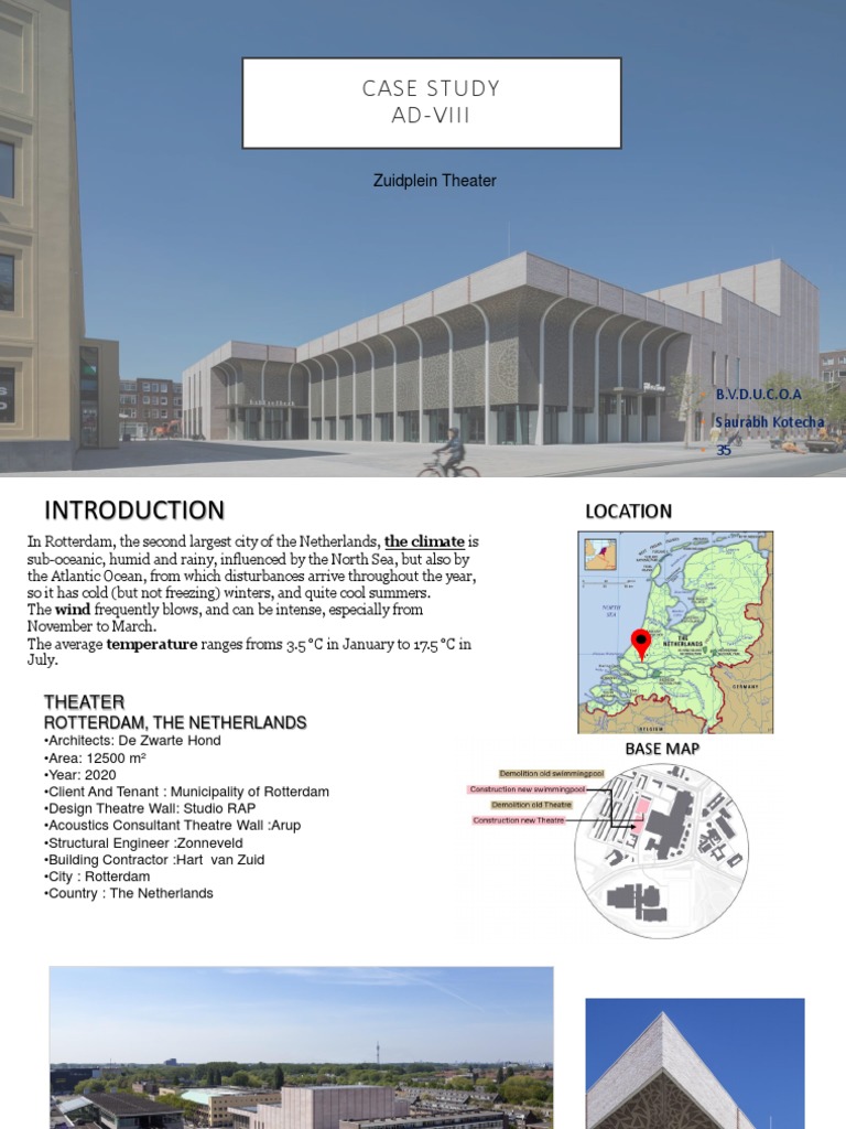 Case Study Zuidplein Theatre Netherland | PDF | Theatre | Entertainment ...