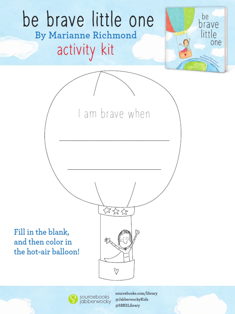Activity Kit: Be Brave Little One | PDF | Books | Narrative