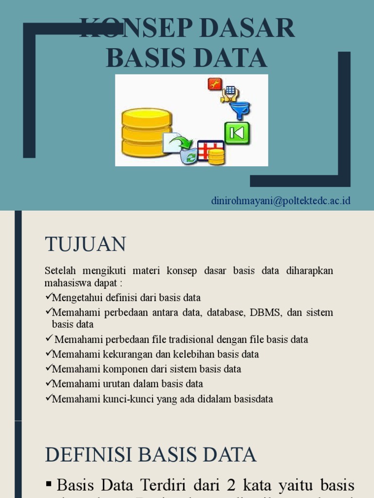 Konsep Dasar Basis Data | PDF