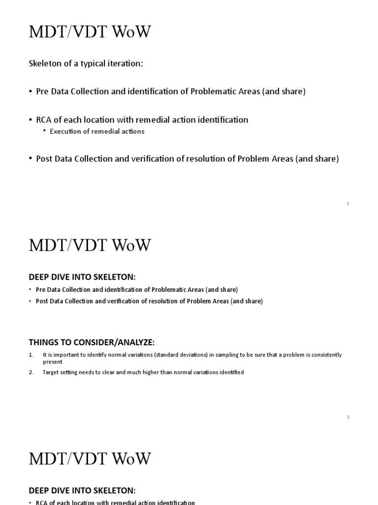 MDT/VDT Wow | PDF | Finance & Money Management | Computers
