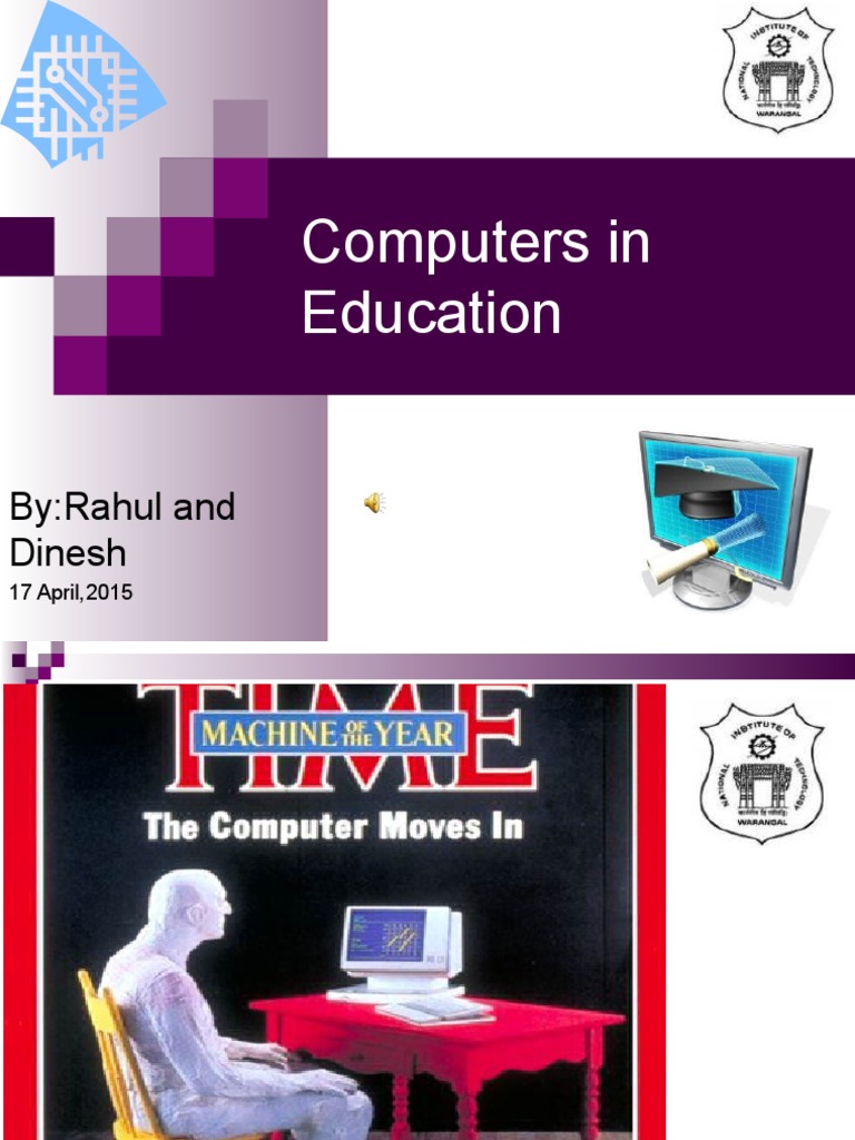 Computers in Education: By:Rahul and Dinesh | PDF | Computer Virus | Software