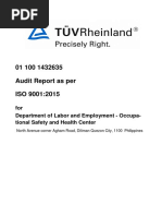 ISO 9001:2015 Internal Audit Criteria Guide | PDF | Audit | Iso 9000