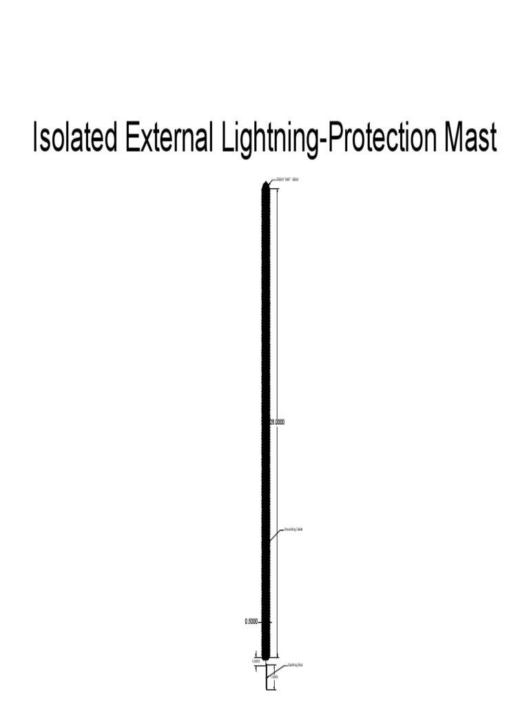 Isolated External Lightning-Protection Mast: Eseat SMT - Se60 | PDF