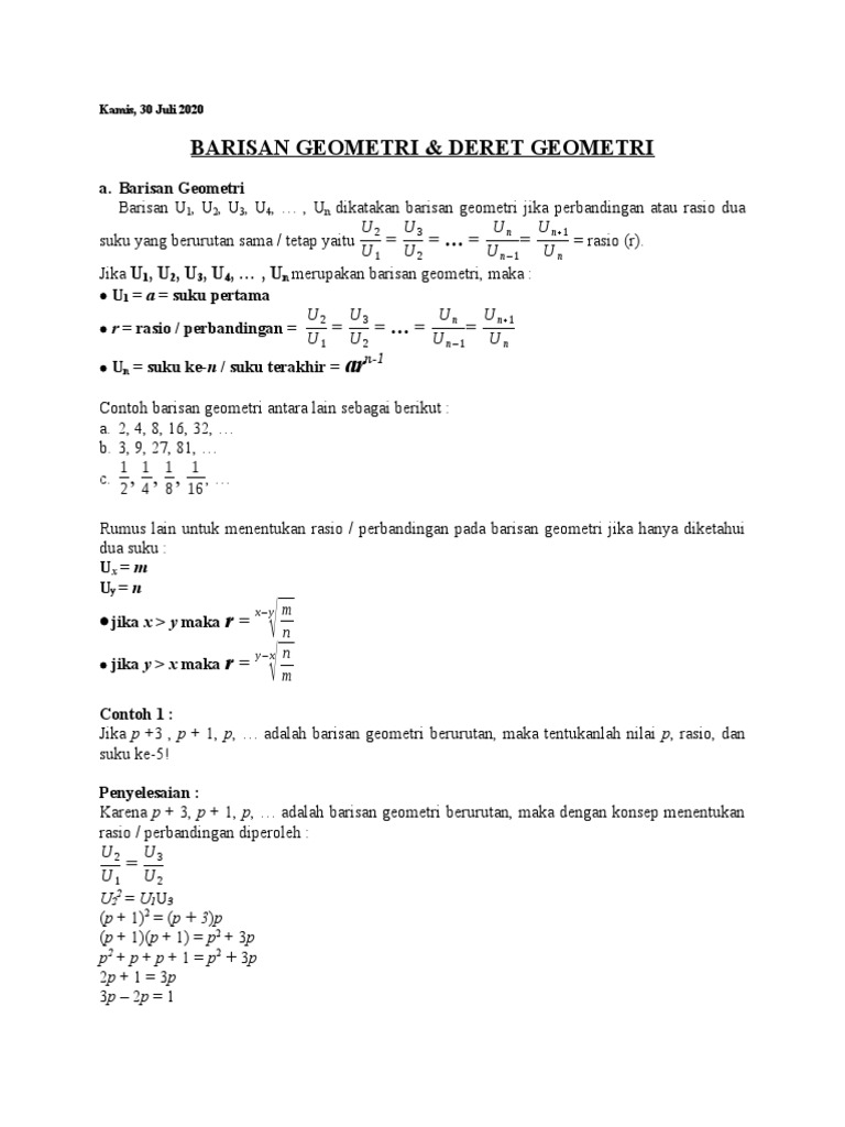 (Bab 1) Barder Geometri | PDF | Metode & Bahan Ajar