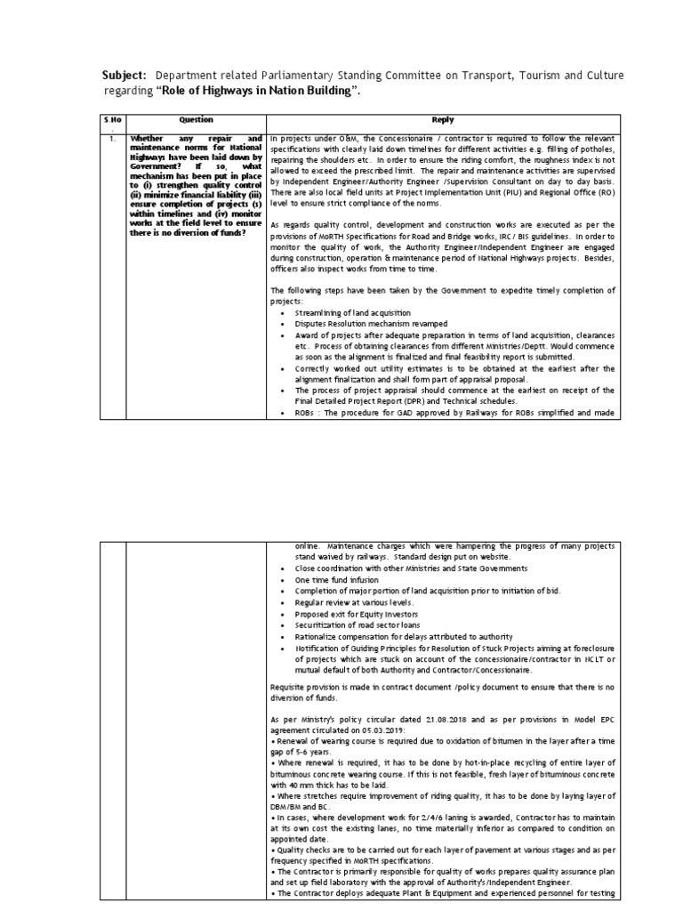 Role of National Highways in Nation Building | PDF | Arbitration | Road ...