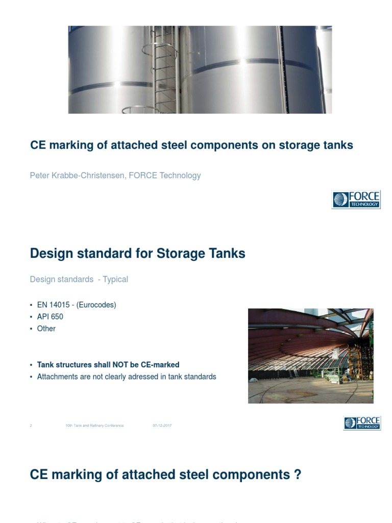 CE Marking for Steel Components in Tanks | PDF | Science