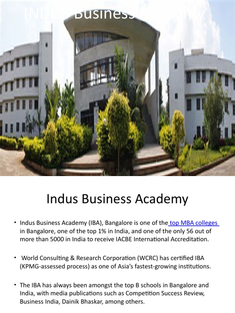 Indus Business School | PDF