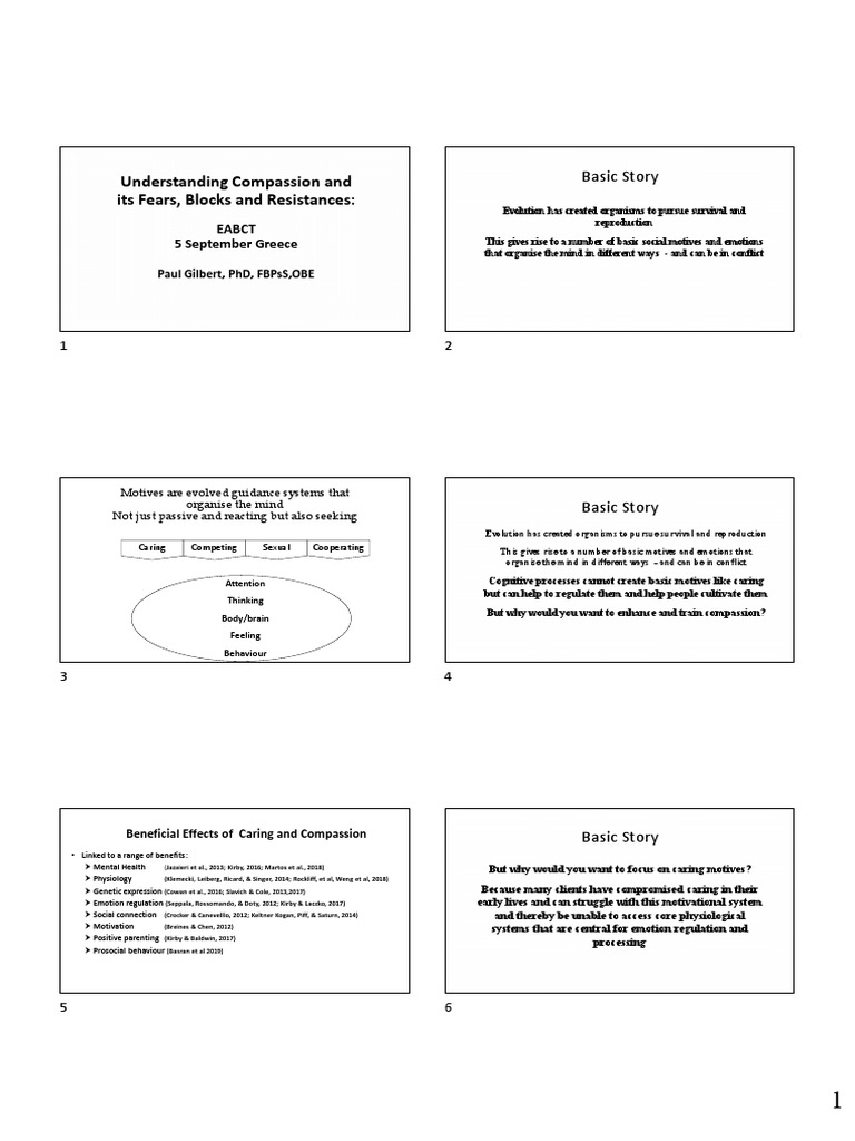 Gilbert Keynote | PDF | Empathy | Compassion