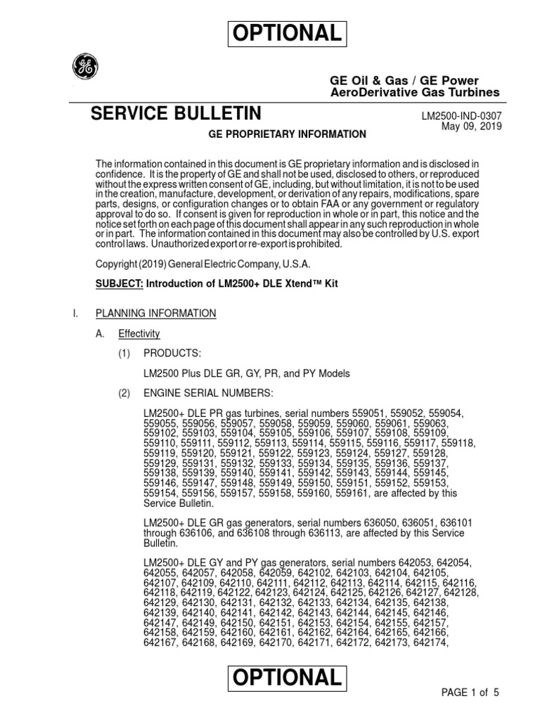 Optional: Service Bulletin | PDF | Business